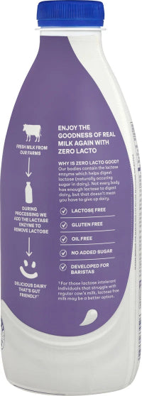 Anchor Zero Lacto Blue Milk 1L – buynow.co.nz