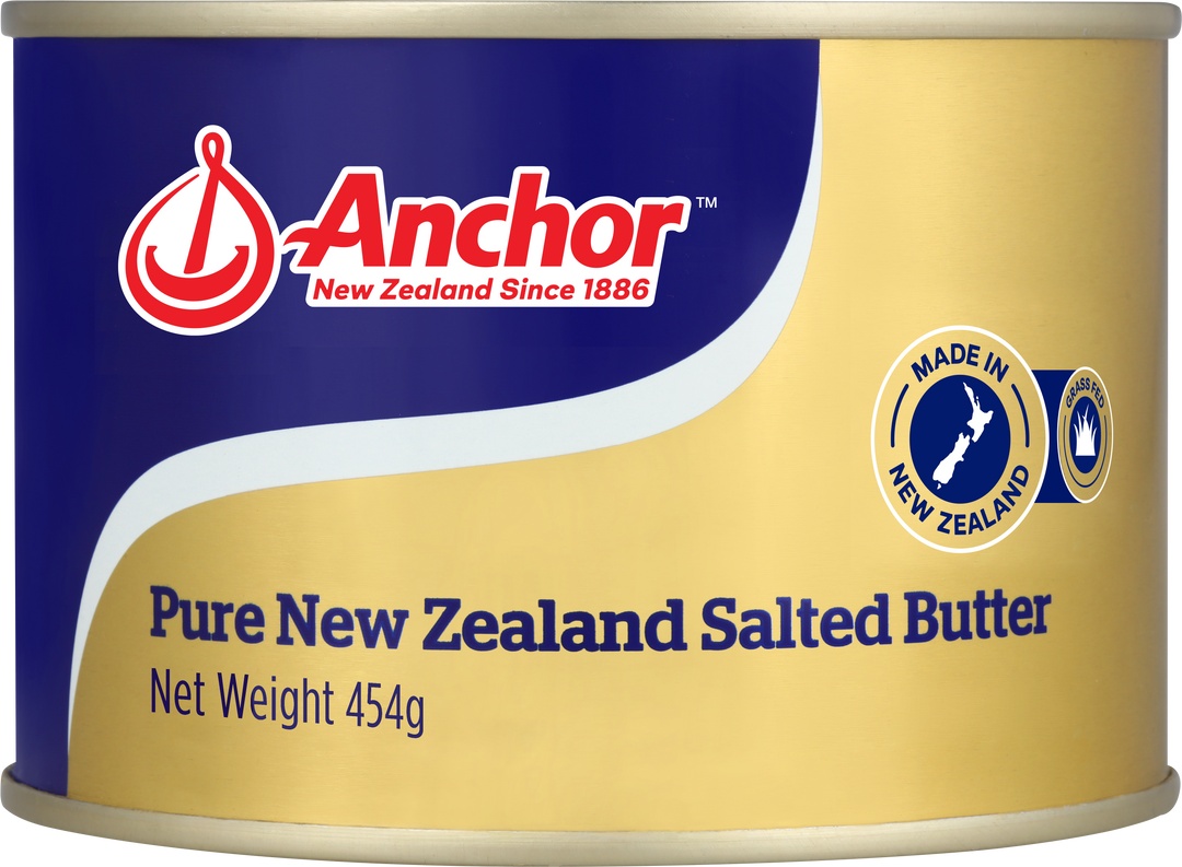 Anchor Pure New Zealand Salted Butter - 454g Tin (Ambient) – buynow.co.nz