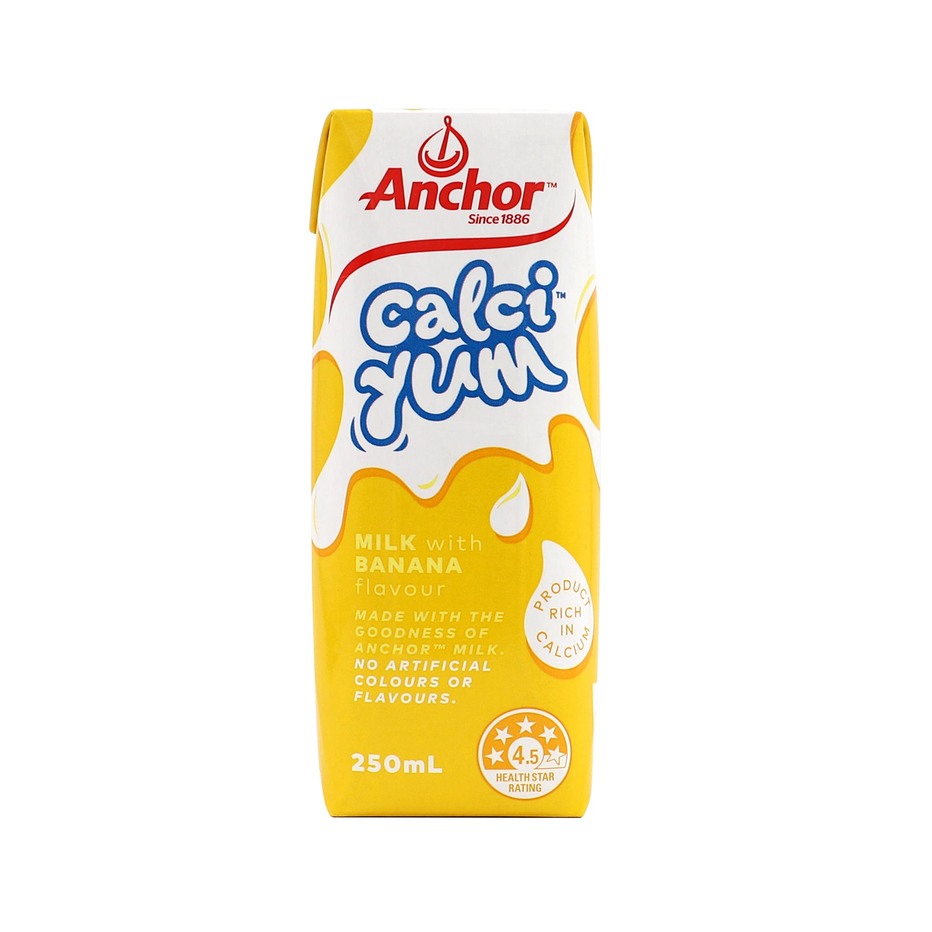 Anchor CalciYum Banana Flavoured Milk 250ML – buynow.co.nz